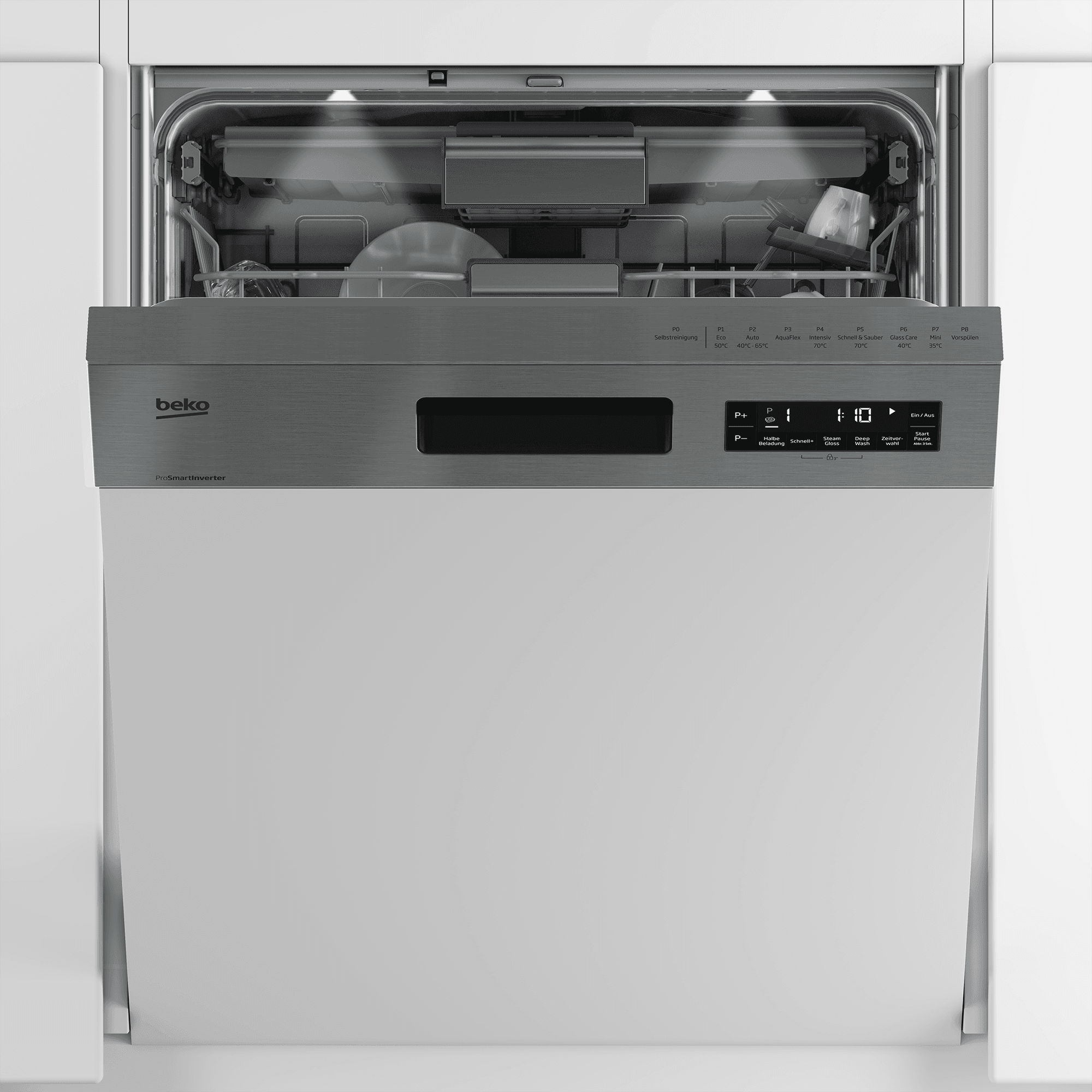 Beko BG 640 EXTI Beépíthető Mosogatógép 16 Terítékes FlexiDrawer ...